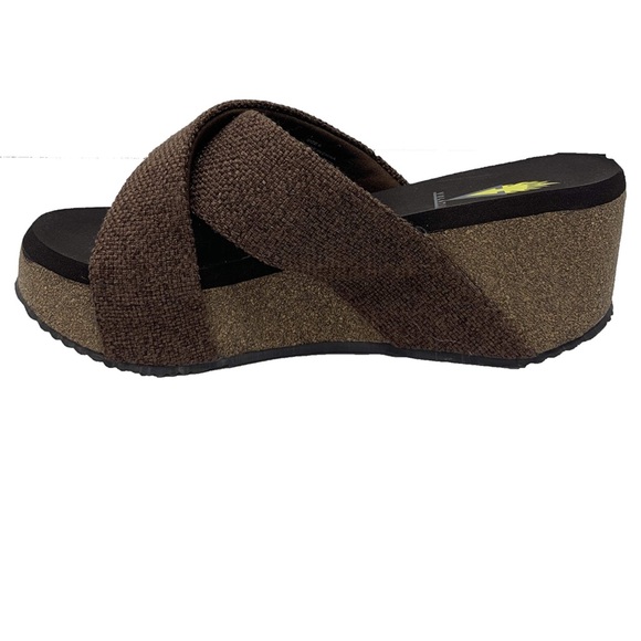 Volatile | Shoes | Volatile Womens Dark Brown Crisscross Mules | Poshmark